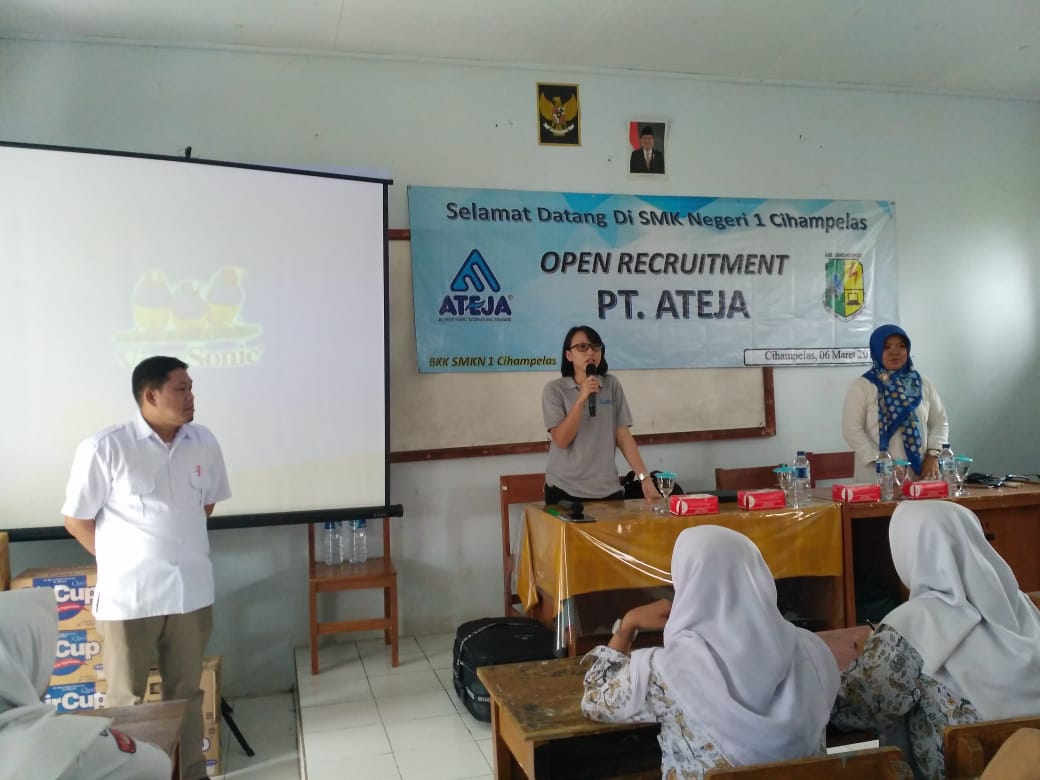 Open Recruitment PT. ATEJA – Official Website SMKN 1 Cihampelas