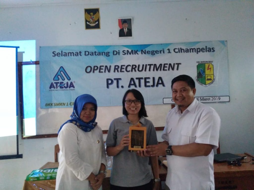 Open Recruitment PT. ATEJA – Official Website SMKN 1 Cihampelas